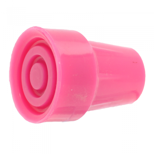 19mm (3/4") Pink Rubber Ferrules For Walking Sticks & Crutches