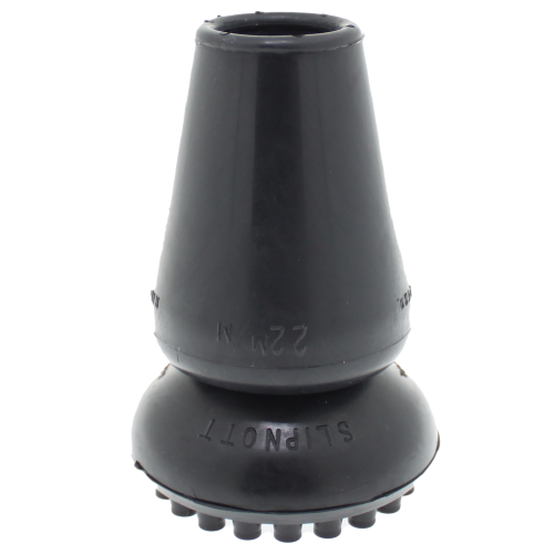22mm (7/8") SLIPNOTT Ferrules For Crutches - Black