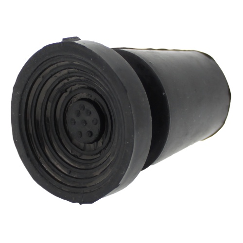 22mm Black Rubber Ferrules For » Walking Sticks & Crutches