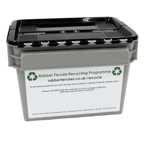 Recycling Box - Exclusively For Used Rubber Ferrules