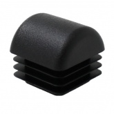 SQUARE DOMED TUBE INSERTS FOR ANGLED CHAIR LEGS